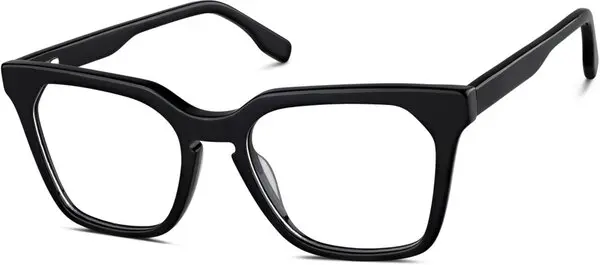 Zenni Square Full Rim Frame - Black