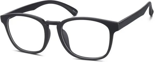 Zenni Square Full Rim Eyeglasses - Black