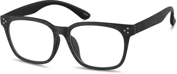 Zenni Square Full Rim Eyeglasses - Black