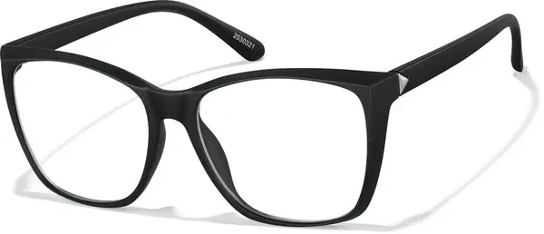 Zenni Square Full Rim Eyeglasses - Black