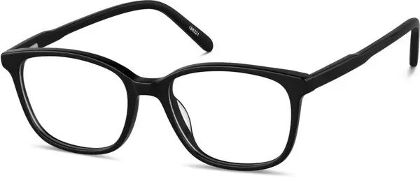 Zenni Square Full Rim Eyeglasses - Black