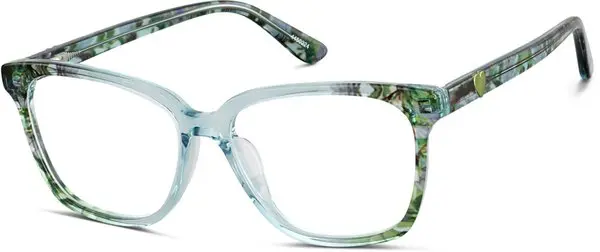 Zenni Square Full Rim Frame - Blue