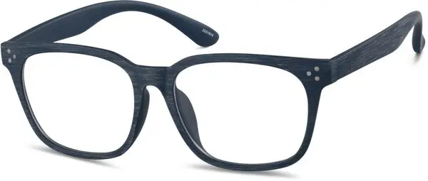 Zenni Full Rim Square Eyeglasses - Blue