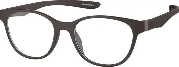 Zenni Square Full Rim Eyeglasses - Brown