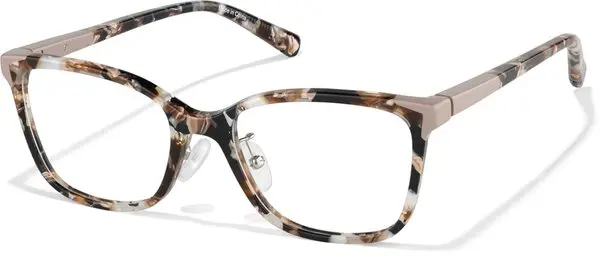 Zenni Square Eyeglasses Full Rim Frame - Calico