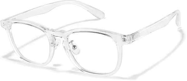 Zenni Square Full Rim Eyeglasses - Clear