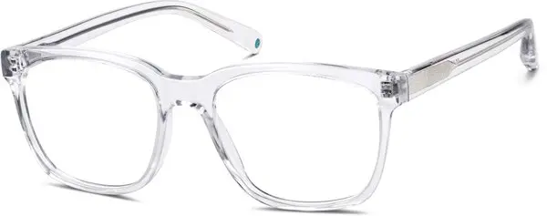 Zenni Square Full Rim Eyeglasses - Clear