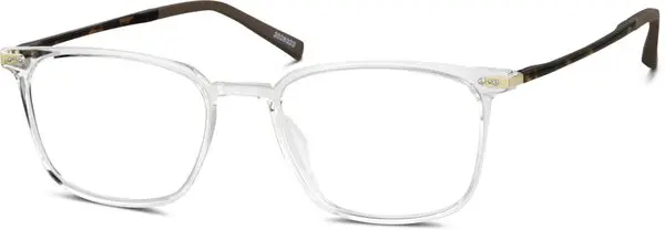Zenni Square Full Rim Eyeglasses - Clear