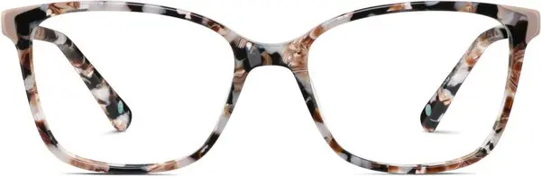 Zenni Square Full Rim Eyeglasses - Gray Granite