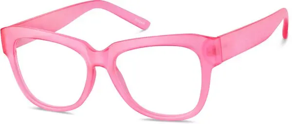 Zenni Square Full Rim Eyeglasses - Hibiscus