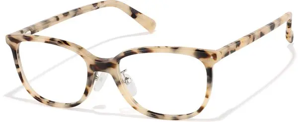 Zenni Square Eyeglasses Full Rim Frame - Ivory Tortoiseshell