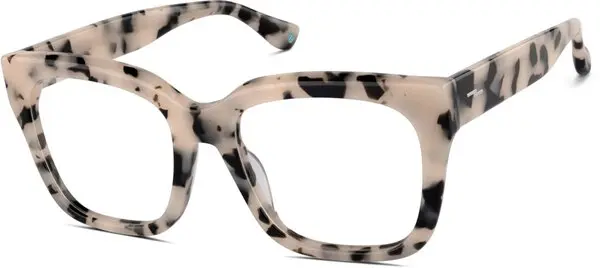 Zenni Square Full Rim Frame - Ivory Tortoiseshell