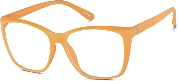 Zenni Square Full Rim Eyeglasses - Melon