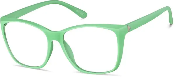 Zenni Square Full Rim Eyeglasses - Mint