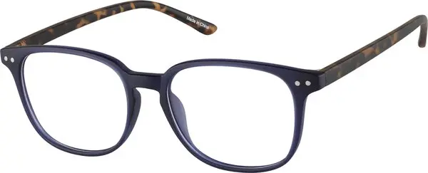 Zenni Square Full Rim Eyeglasses - Navy