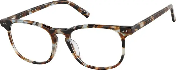 Zenni Square Full Rim Frame Glasses - Pattern