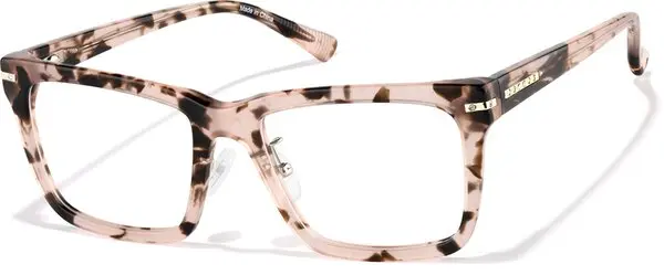 Zenni Square Full Rim Frame - Pink Tortoiseshell