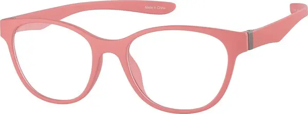 Zenni Square Full Rim Eyeglasses - Pink