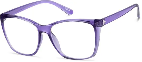 Zenni Square Full Rim Frame - Purple