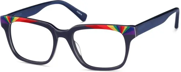 Zenni Square Full Rim Eyeglasses - Rainbow