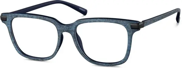 Zenni Square Full Rim Eyeglasses - Slate