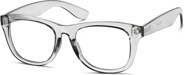 Zenni Square Full Rim Eyeglasses - Smoke