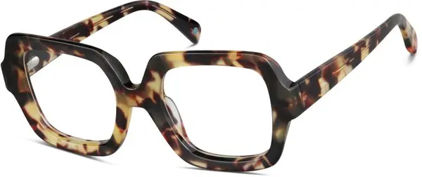 Zenni Square Full Rim Eyeglasses - Tortoiseshell