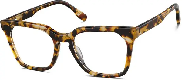 Zenni Square Full Rim Eyeglasses - Tortoiseshell