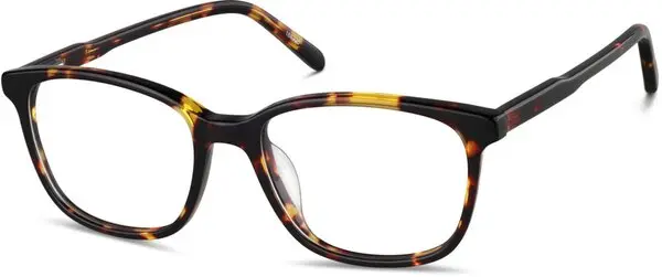 Zenni Square Full Rim Eyeglasses - Tortoiseshell