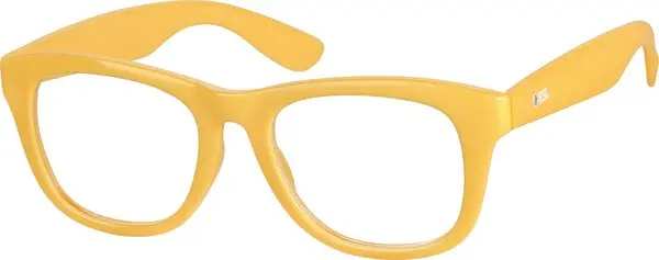 Zenni Square Full Rim Eyeglasses - Yellow