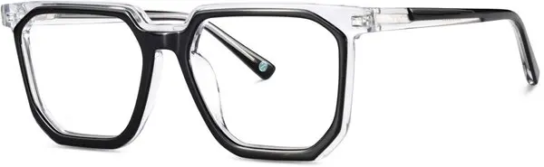 Zenni Geometric Full Rim Frame - Black