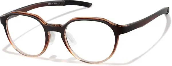Zenni Geometric Full Rim Eyeglasses - Brown Hombre