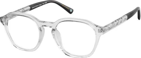 Zenni Geometric Full Rim Frame Glasses - Gray