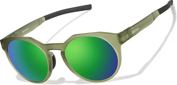 Zenni Geometric Full Rim Eyeglasses - Green