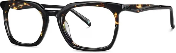 Zenni Geometric Full Rim Frame Eyeglasses - Tortoiseshell