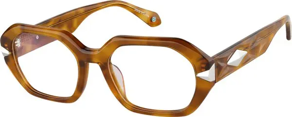 Zenni Geometric Full Rim Frame - Tortoiseshell