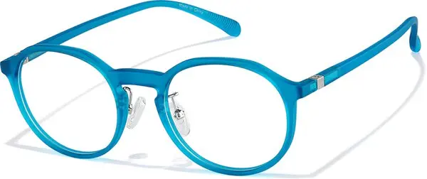 Zenni Round Full Rim Eyeglasses - Aqua