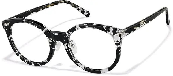 Zenni Round Full Rim Eyeglasses - Black Tortoiseshell