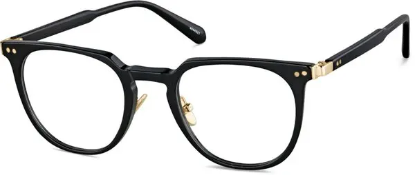 Zenni Round Frame Full Rim Eyeglasses - Black