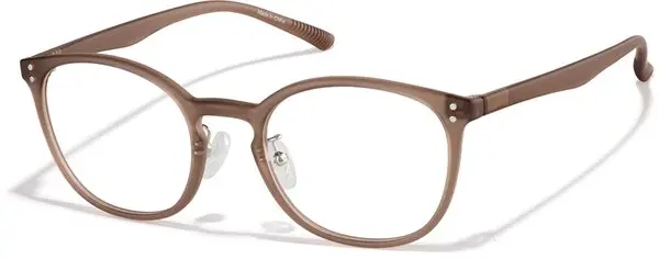 Zenni Round Frame Full Rim Eyeglasses - Brown