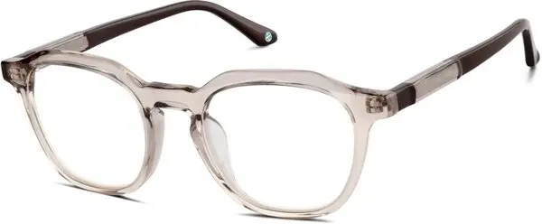 Zenni Round Frame Eyeglasses - Brown