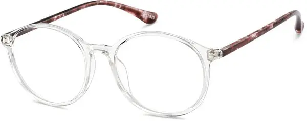 Zenni Round Full Rim Frame - Clear