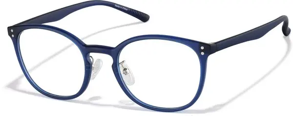 Zenni Round Frame Full Rim Eyeglasses - Cobalt