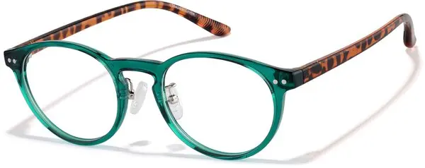 Zenni Round Full Rim Eyeglasses - Emerald