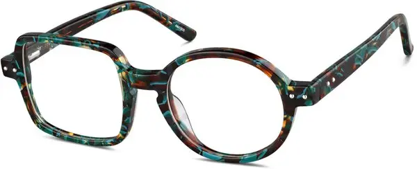 Zenni Round Frame Eyeglasses - Pattern