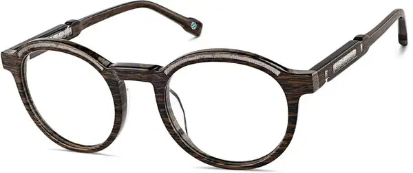 Zenni Round Frame Eyeglasses - Pattern
