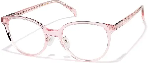 Zenni Round Frame Full Rim Eyeglasses - Pink