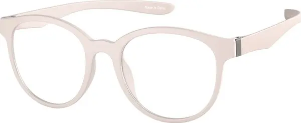 Zenni Round Eyeglasses With Full Rim Frame - Pink