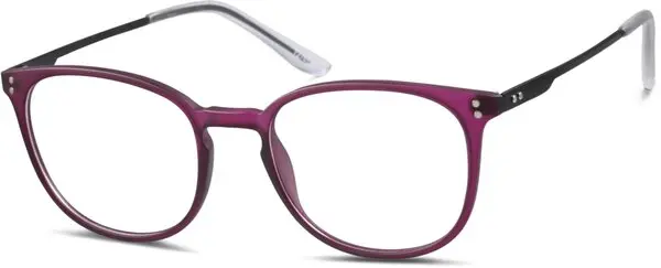 Zenni Round Frame Eyeglasses - Purple
