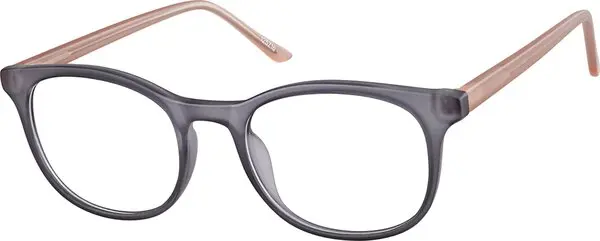 Zenni Round Frame Eyeglasses - Slate